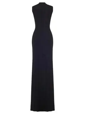 Adam Lippes Theo Sleeveless Maxi Dress - Black