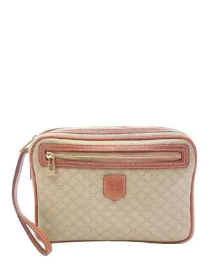 Celine 2000s Macadam Clutch Bag - Neutrals