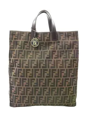 Fendi Zucca Canvas Tote Bag - Brown