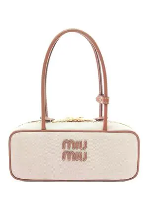 Miu Miu Beau Small Shoulder Bag - Neutrals