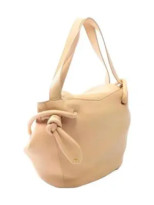 Bottega Veneta Leather Shoulder Bag - Neutrals