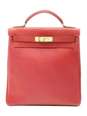 Hermès Kelly Ad Gm Backpack - Red