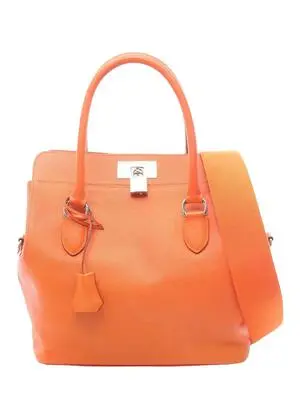 Hermès Hermès 26 Toolbox Tote Bag Orange