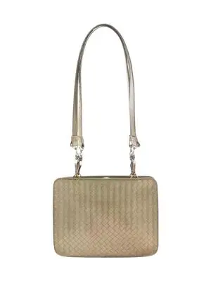 Bottega Veneta 2000s Intrecciato Shoulder Bag - Neutrals