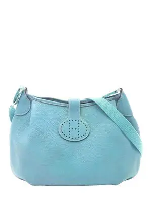 Hermès 1999 Leather Shoulder Bag - Blue