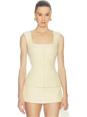 L'academie Ingrid Top - Butter Yellow