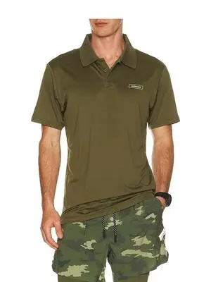 LEGENDS Baldwin Performance Polo In Army - Cypress