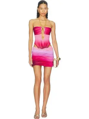 DI PETSA Temptress Mini Dress - Sunset Gradient
