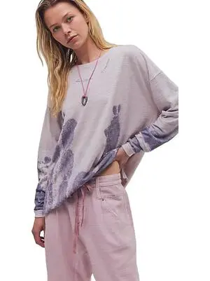 Free People We The Free Kai Long-sleeve Top - Cactus Combo