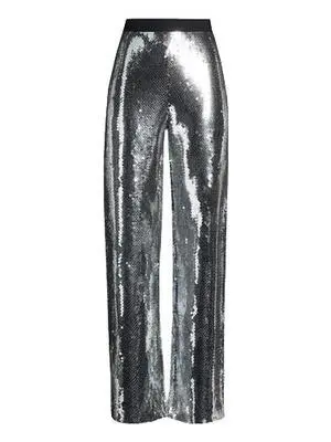 SEMICOUTURE Wide-leg Sequined Trousers - Silver