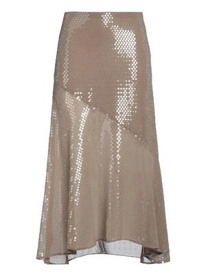 SEMICOUTURE Midi Skirt - Khaki