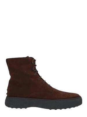 TOD'S Leather Ankle Boots - Brown