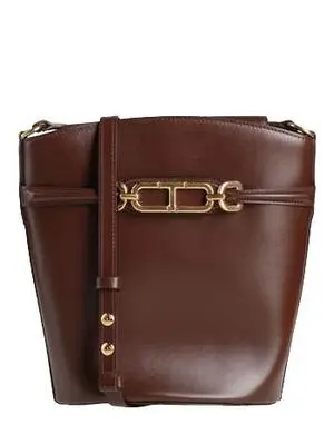 TOM FORD Calfskin Bucket Bag - Brown