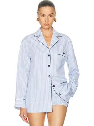 DOLCE & GABBANA Dolce & Gabbana Striped Button-Up Shirt