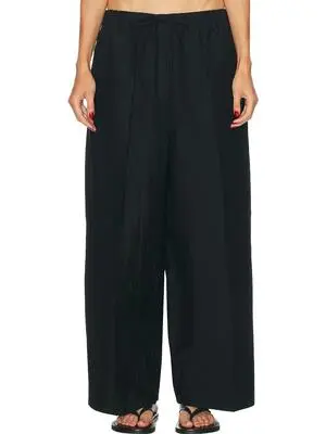 TOTEME Wide Leg Pants - Black