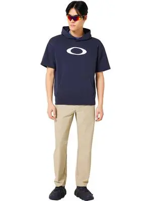Oakley Oakley Enhance QD Fleece Short Sleeve Hooded Pullover Blue