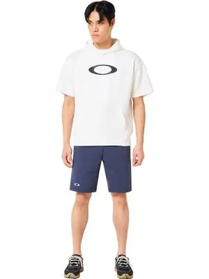 Oakley Oakley Enhance QD Fleece Short Sleeve Hooded Pullover White