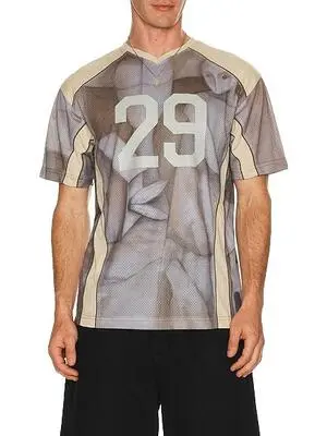 PAS UNE MARQUE Graphic Mesh T-shirt - Multi