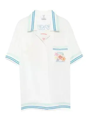 Casablanca Graphic Print Shirt - White