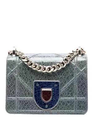Dior 2016 Mini Diorama Flap Crossbody Bag - Grey