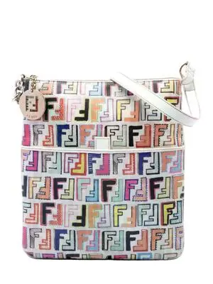 Fendi Multicolor Zucca Monogram Crossbody Bag - Multicolour