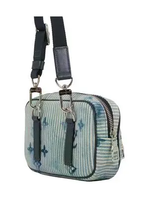 LOUIS VUITTON Louis Vuitton Monogram Denim Watercolor Hickory Stripes Pouch Crossbody Bag Blue