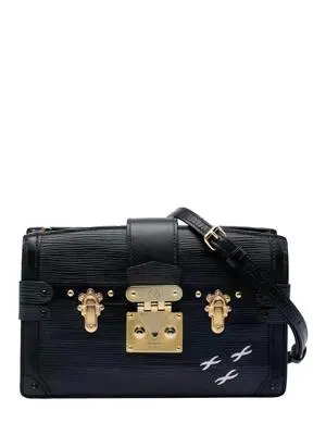 LOUIS VUITTON Epi Trunk Clutch Crossbody Bag - Black