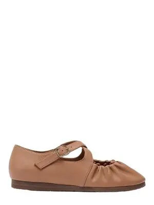 NAGUISA Naguisa Mary Jane Flats With Criss-Cross Straps