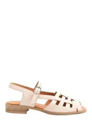 NAGUISA Manto Flat Sandals - White