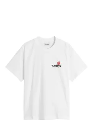 SNDYS. Apple T-shirt - White