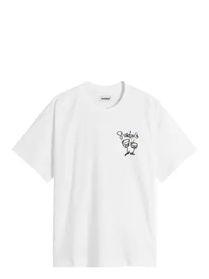 SNDYS. Wine T-shirt - White
