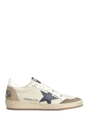 GOLDEN GOOSE Ball Star Leather Sneakers - Cream
