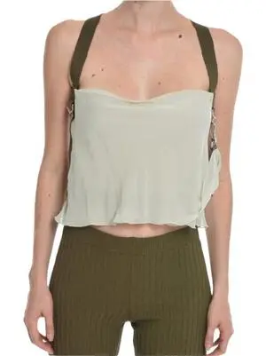 DIESEL® T-leila Cowl Neck Top - Green