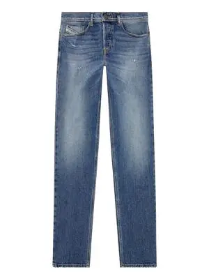 DIESEL® D-definitive Low-rise Tapered Jeans - Medium Blue