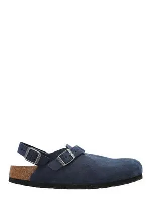 BIRKENSTOCK Premium Buckle Strap Clogs - Blue