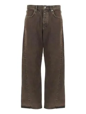 SUNFLOWER Belt Loop Jeans - Brown