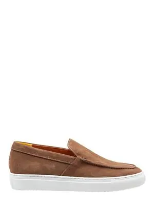 DOUCAL'S Round Toe Casual Slip-on Shoes - Marsh