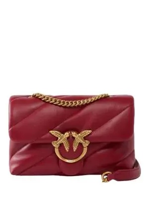 PINKO Pinko Love Puff Quilted Mini Shoulder Bag With Chain Strap