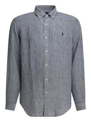 Polo Ralph Lauren Striped Button-down Shirt - Blue