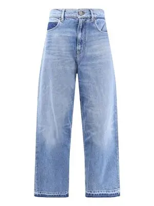 PINKO Pinko High-Rise Straight-Leg Jeans