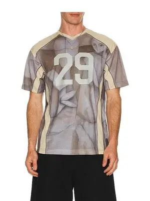 PAS UNE MARQUE Graphic Mesh Tee - Multi