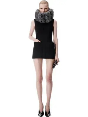 ALEXANDER WANG Alexander Wang Bonded Mini Dress With Front Vent