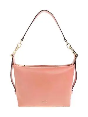 Furla Grained Leather Tote Bag - Pink