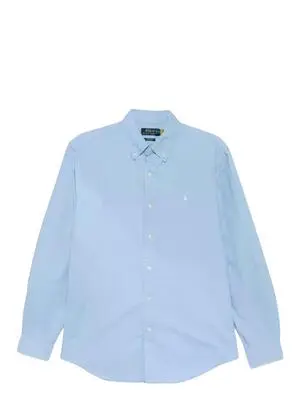 Polo Ralph Lauren Logo-embroidered Button-down Shirt - Blue