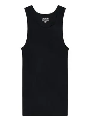 Aimé Leon Dore Ribbed Knit Tank Top - Black