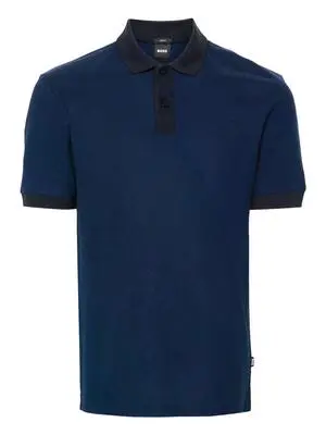 BOSS Short-sleeve Piqué Polo Shirt - Blue