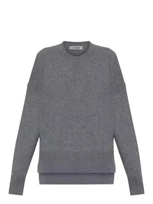 JIL SANDER Crew Neck Sweater - Grey