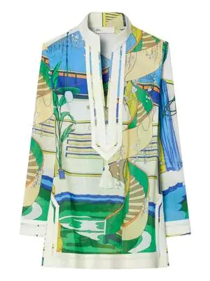 Tory Burch Printed Tunic - Neutrals