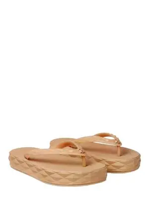 JIMMY CHOO Diamond Flip-flops - Neutrals