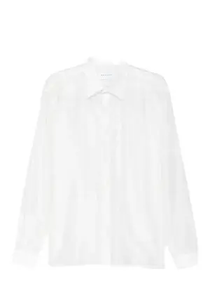 MARSEM Sheer Long-sleeve Shirt - White